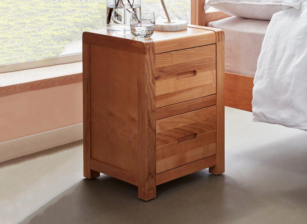Woodstock Wooden Bedside Table - Sleep Safe Sleep Sound